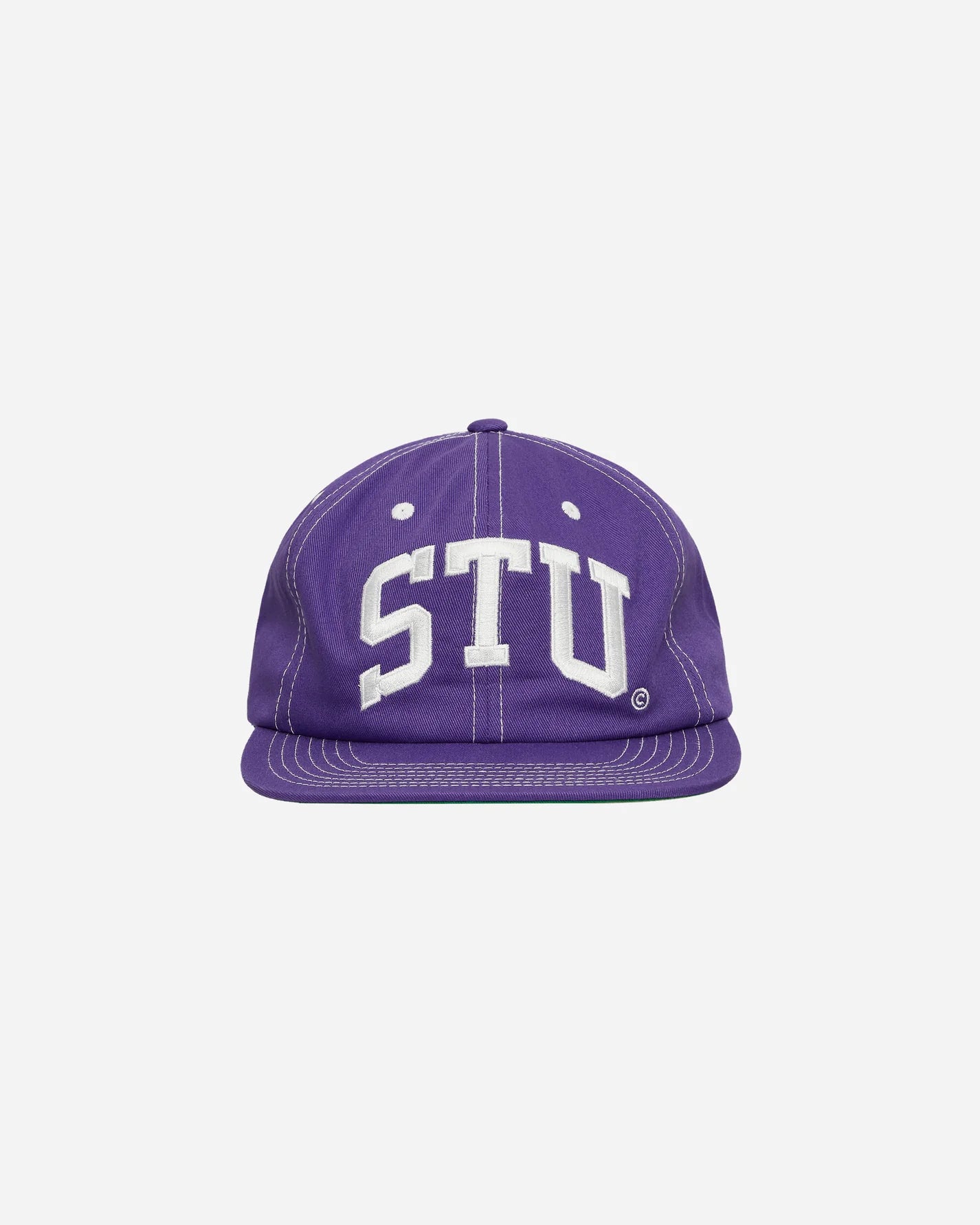 STU ARCH STRAPBACK CAP PURPLE – Neighborhood